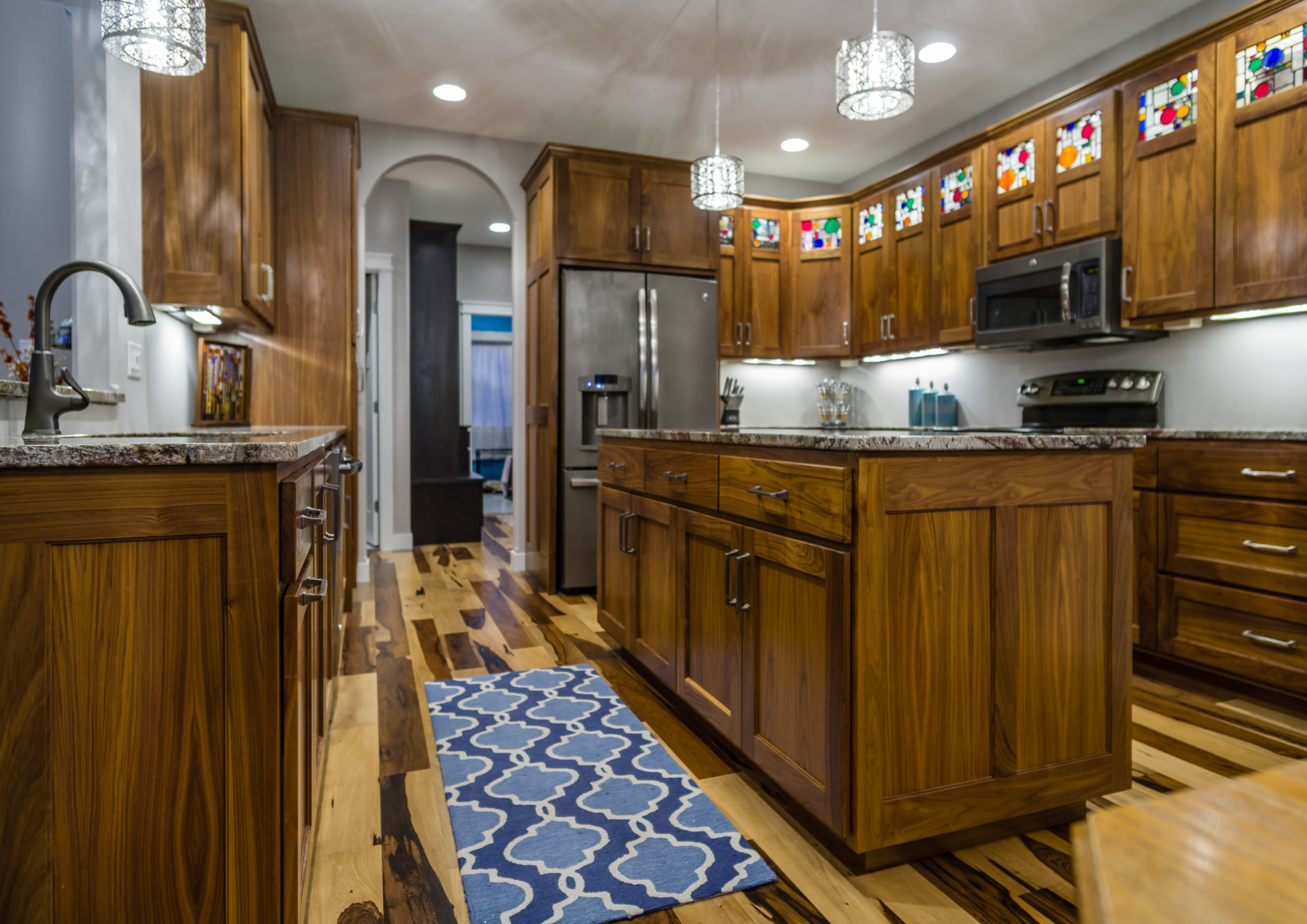 Pecan Kitchen Cabinets